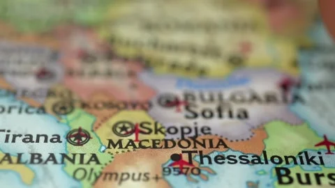 Skopje Map Stock Videos – Royalty-Free HD & 4K Videos