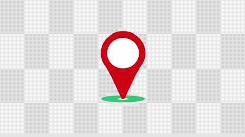 location pin icon motion graphics animat... | Stock Video | Pond5
