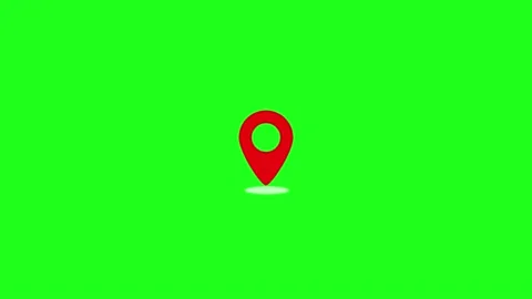 Location Pin pointer on Map animated car... | Stock Video | Pond5