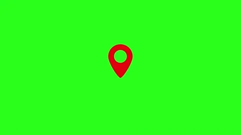 Location Pin pointer on Map animated car... | Stock Video | Pond5