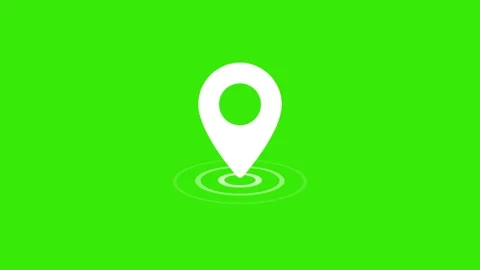 Location Pin pointer on Map animated car... | Stock Video | Pond5