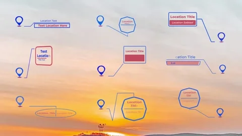 Location Title 3D | AE ~ After Effects Template #170472327