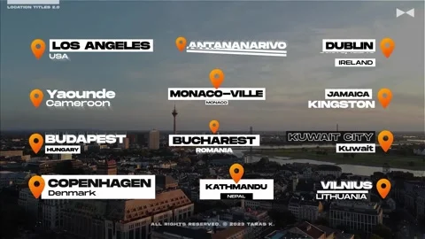 Location Titles 2.0 ~ After Effects Template #262166934