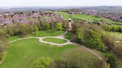 Locke park tower venue Barnsley Yorkshir... | Stock Video | Pond5