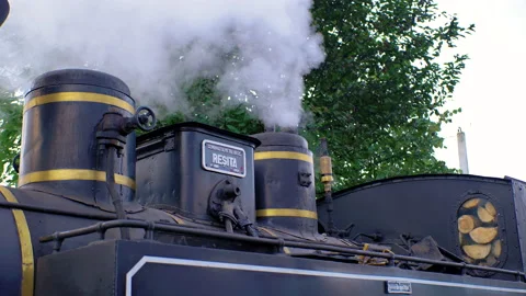 Locomotive Steam Train, Coal Engine | Stock Video | Pond5