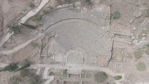 A-Log. Delphi, Greece. Ruins of the anci... | Stock Video | Pond5