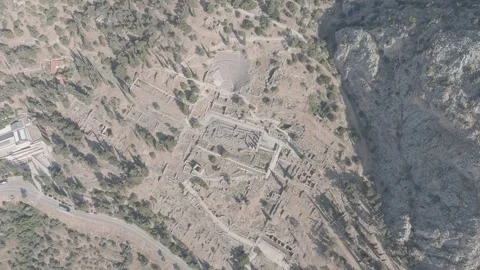A-Log. Delphi, Greece. Ruins of the anci... | Stock Video | Pond5