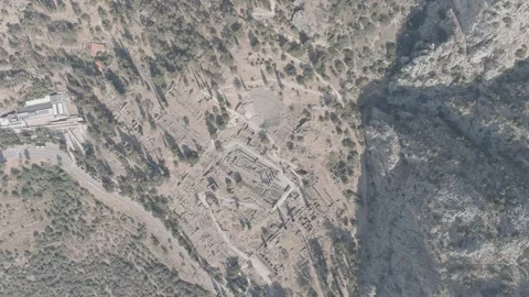 A-Log. Delphi, Greece. Ruins of the anci... | Stock Video | Pond5