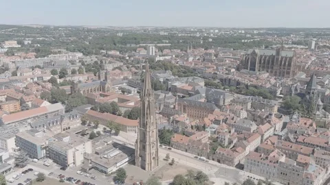A-Log. Metz, France. Temple de La Garris... | Stock Video | Pond5