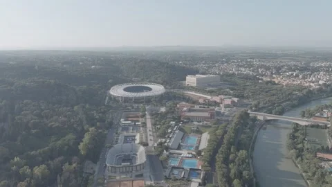 A-Log. Rome, Italy. Stadio Olimpico Tour... | Stock Video | Pond5