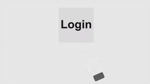 Login button. Animation of the entrance ... | Stock Video | Pond5