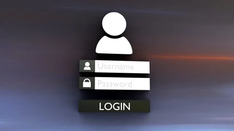 Login form page. animated registration w... | Stock Video | Pond5