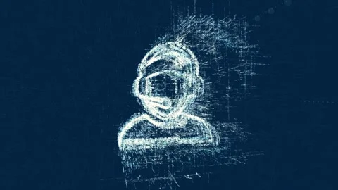 Logo sign operator, loop news animation | Stock Video | Pond5