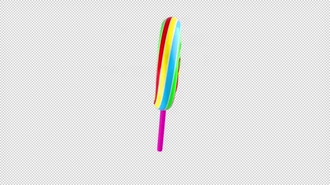 Lollipop sprite element loop with alpha.... | Stock Video | Pond5