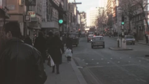London - 1982: West End street with vint... | Stock Video | Pond5