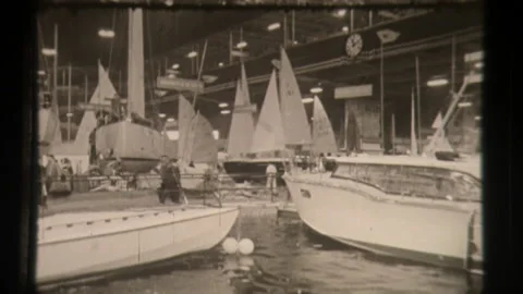London Boat Show Displays Aquatic Craft ... | Stock Video | Pond5