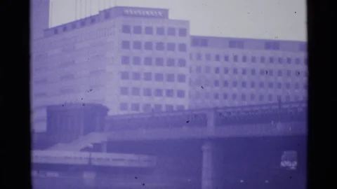 LONDON ENGLAND-1969: A Great View Of A T... | Stock Video | Pond5