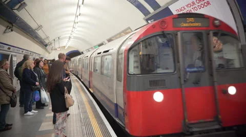 Underground Train Arrival Stock Footage ~ Royalty Free Stock Videos | Pond5