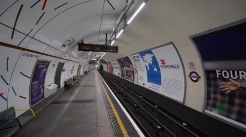 London Underground Platform | Stock Video | Pond5