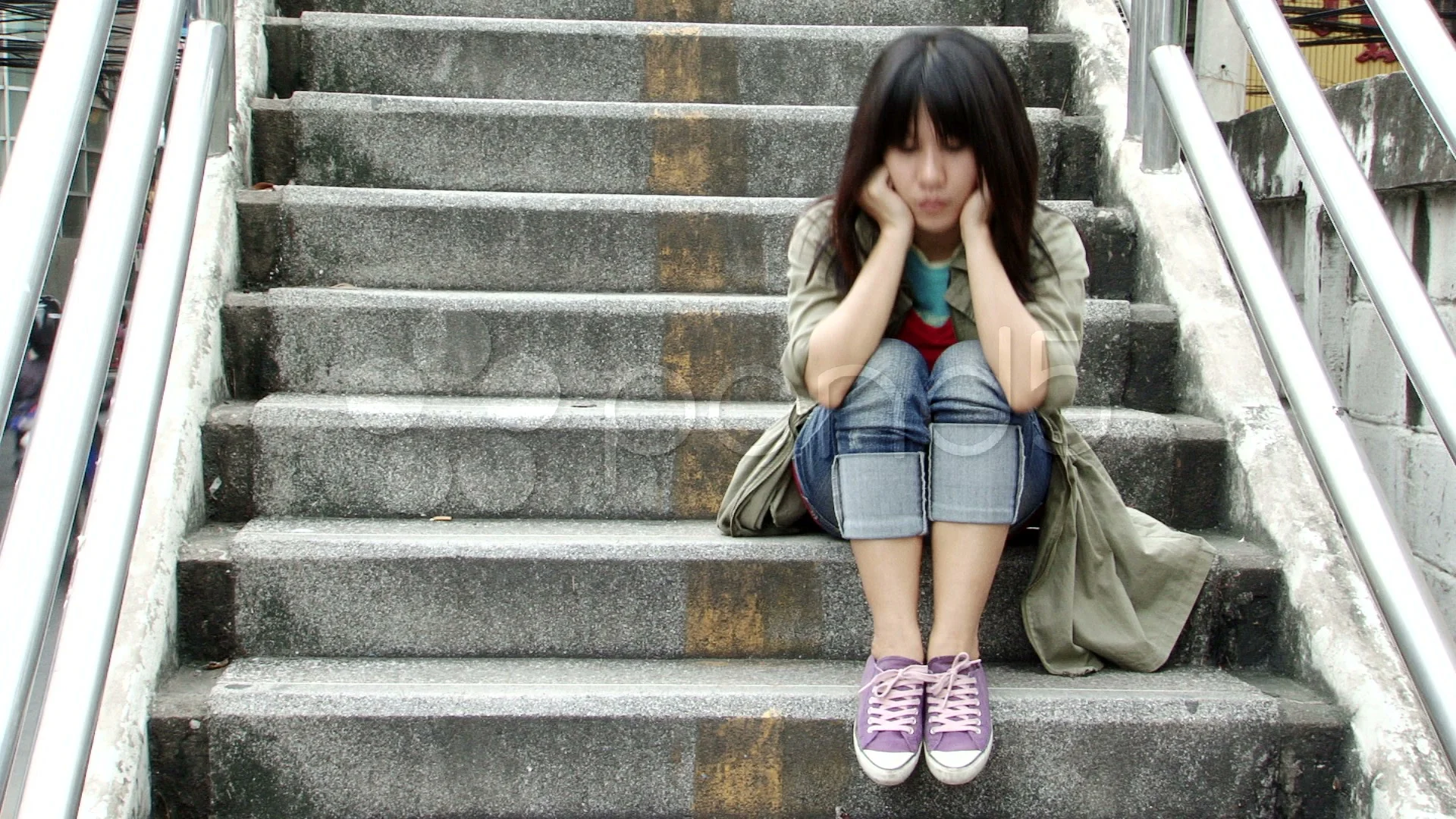 Lonely Chinese Girl Pictures 651 Lonely Asian Woman Coffee Stock