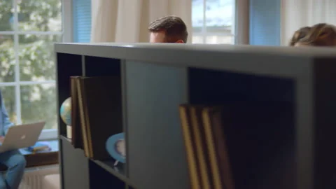 Lonely sad student walking in dormitory ... | Stock Video | Pond5