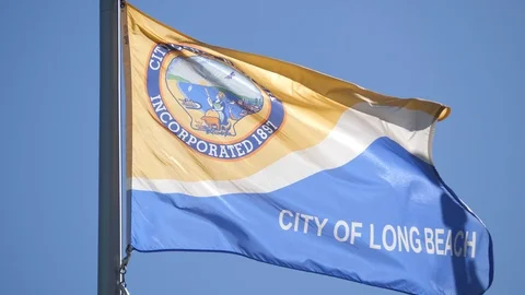 Long Beach Flag Stock Videos – Royalty-Free HD & 4K Videos