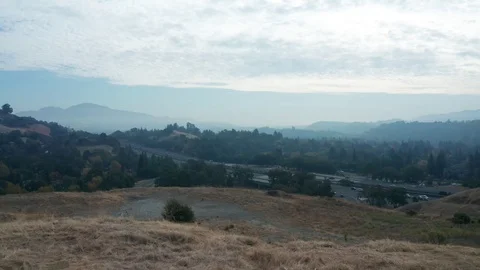A long day of smoke and fog in Californi... | Stock Video | Pond5