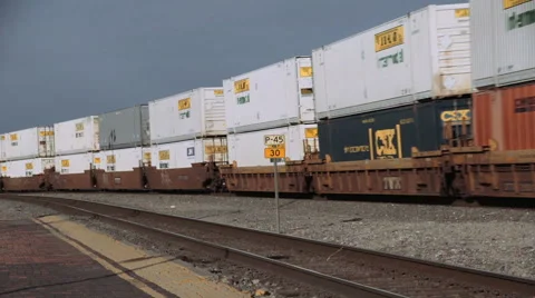 Long Rail Train Stock Videos – Royalty-Free HD & 4K Videos