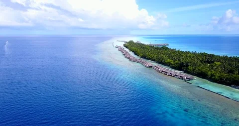 long sea forest and lagoon in bahamas se... | Stock Video | Pond5