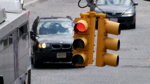 Traffic Light Turning Green Stock Footage ~ Royalty Free Stock Videos ...