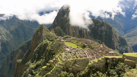 Longshot of Machu Picchu of its structur... | Stock Video | Pond5