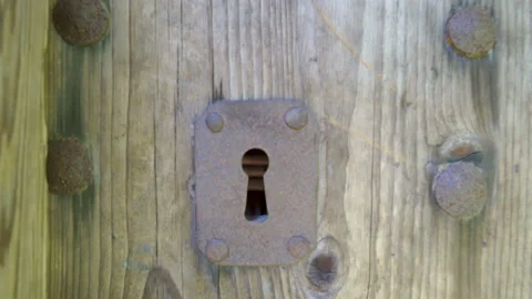 The look inside the house from the keyho... | Stock Video | Pond5