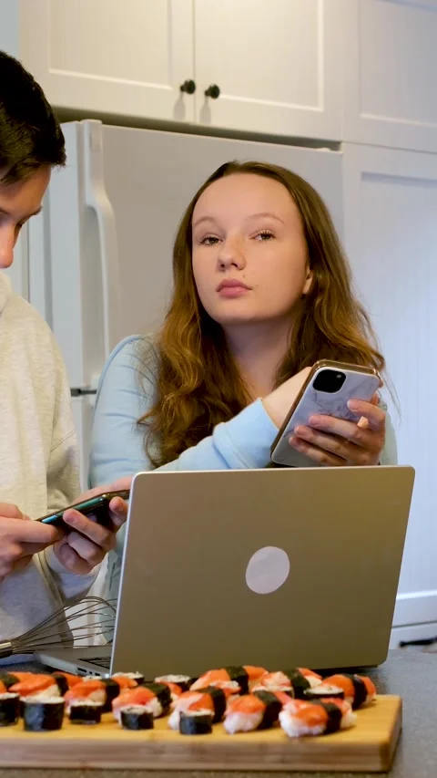 look at laptop lean over focused think l... | Stock Video | Pond5