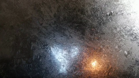 a look at the room through a frozen wind... | Stock Video | Pond5