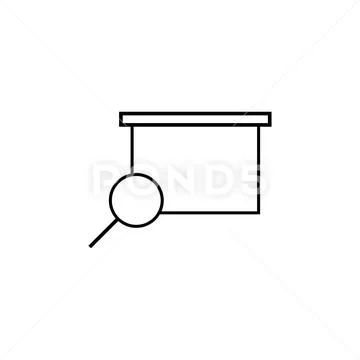 Look screen icon: Vector, Graphic, Illustration #163708297