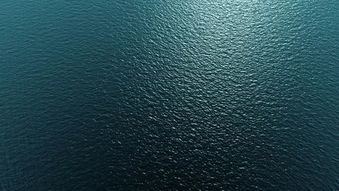 Looking at the ocean overhead shot | Stock Video | Pond5