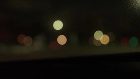 Car Window Night Stock Video Footage | Royalty Free Car Window Night ...
