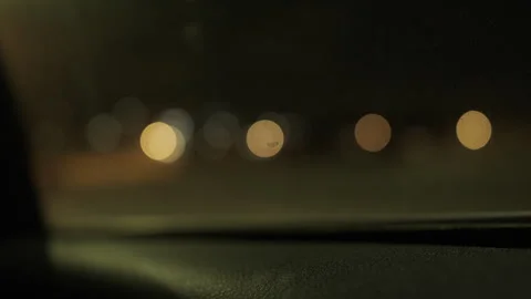 Car Window Night Stock Video Footage | Royalty Free Car Window Night ...