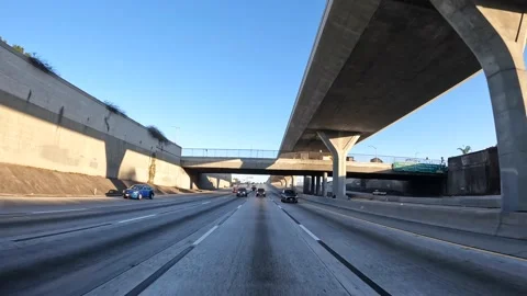 Looking out the rear window from a car o... | Stock Video | Pond5