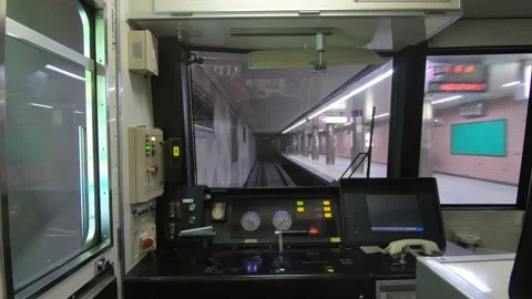 Looking out the window of cabin inside t... | Stock Video | Pond5