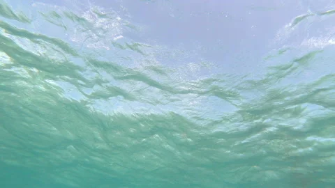 Looking up to the Surface From the Ocean... | Stock Video | Pond5