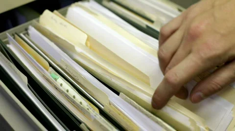 Files On Desk Stock Videos – Royalty-Free HD & 4K Videos