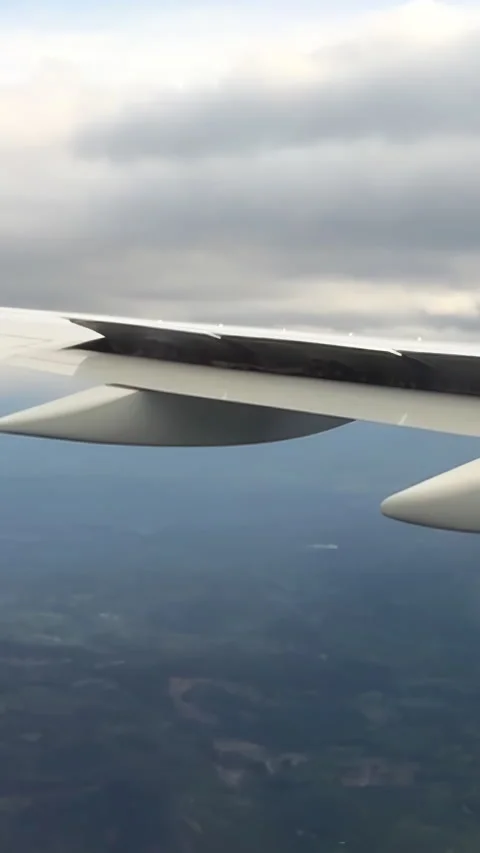 Looking trough window of an aircraft, ai... | Stock Video | Pond5
