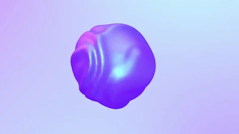 Loop 3D abstract animation render. Smoot... | Stock Video | Pond5