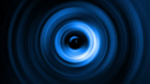 Loop abstract blue radial circle spin an... | Stock Video | Pond5