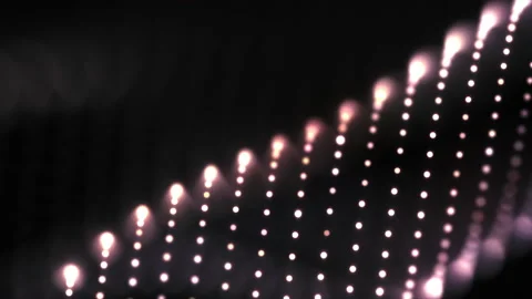 Loop abstract particles wave animation f... | Stock Video | Pond5