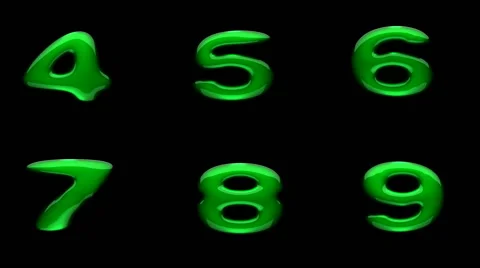 loop alpha matted colored alphabet | Stock Video | Pond5