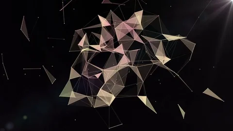 Loop Animation. Abstract geometric backg... | Stock Video | Pond5
