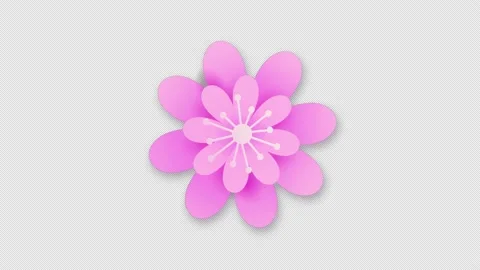 Loop animation of beautiful flower trans... | Stock Video | Pond5