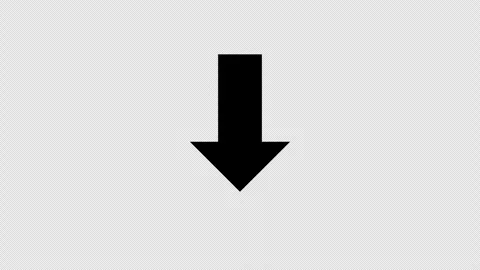 Loop animation of black arrow bouncing o... | Stock Video | Pond5
